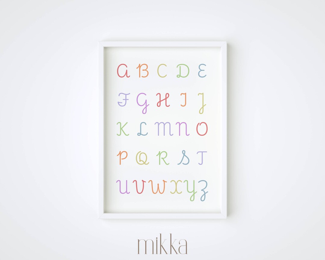 Handwriting Letters Print, Learning Capital Letters, Uppercase Alphabet ...