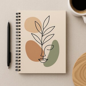 Abstract Face Art Notebook - Etsy