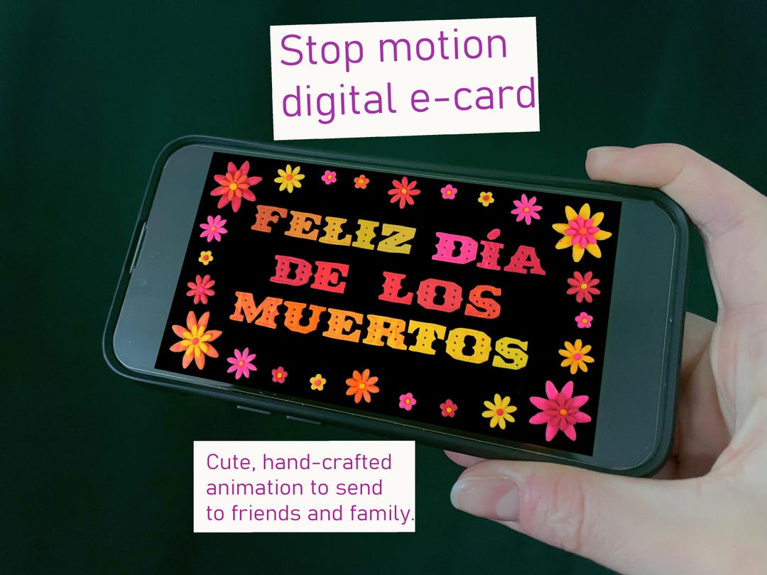 Dia De Los Muertos Animated E-card, Stop Motion Dia De Los Muertos ...