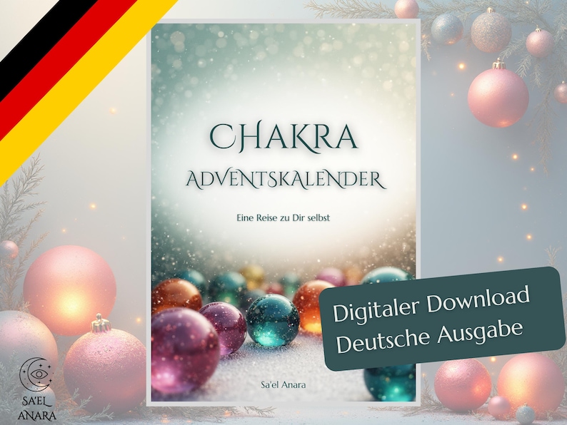 Printable Chakra Advent Calendar (german, PDF) – 24 Days of Mindfulness ...