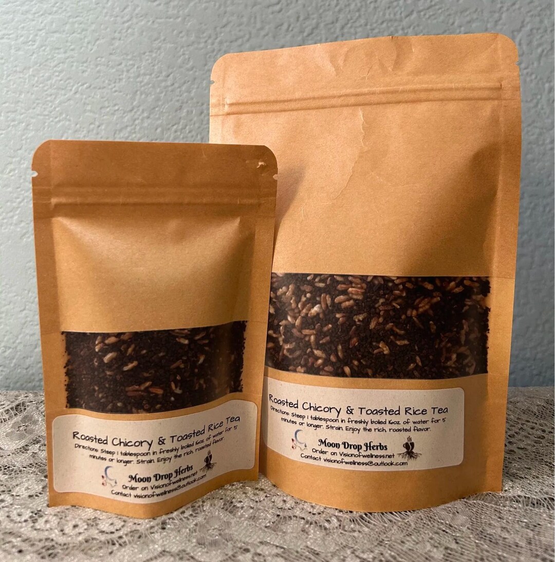 Organic Roasted Chicory & Toasted Rice Tea- Non-caffeinated - Etsy