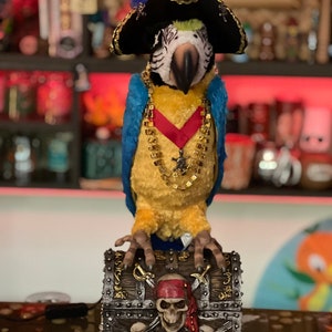 Animatronic Talking Pirate Parrot - Etsy