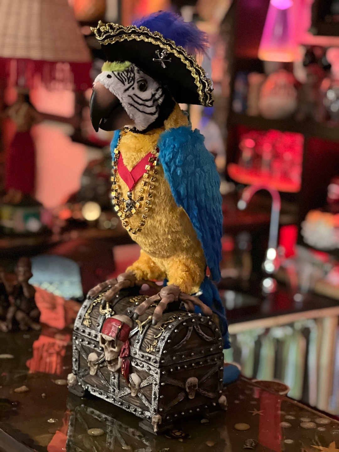 Animatronic Talking Pirate Parrot - Etsy