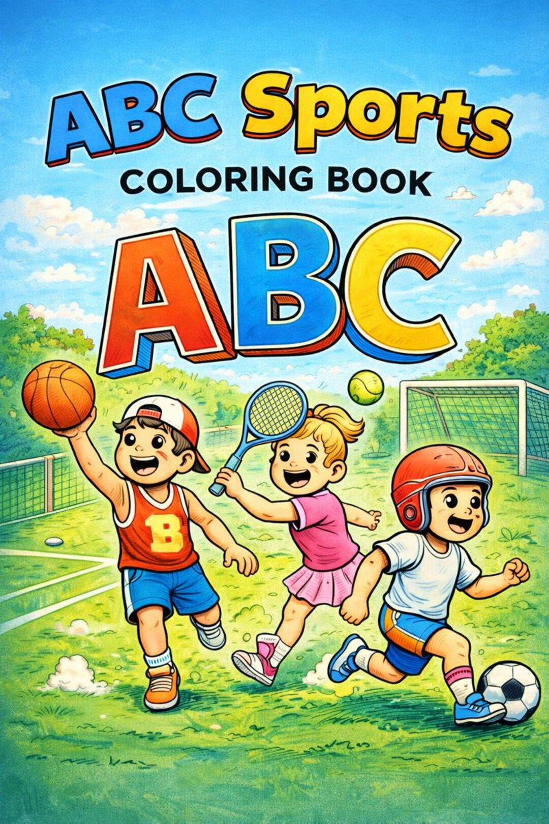 Sports Alphabet Coloring Book for Kids – Learn Letters With Fun ...