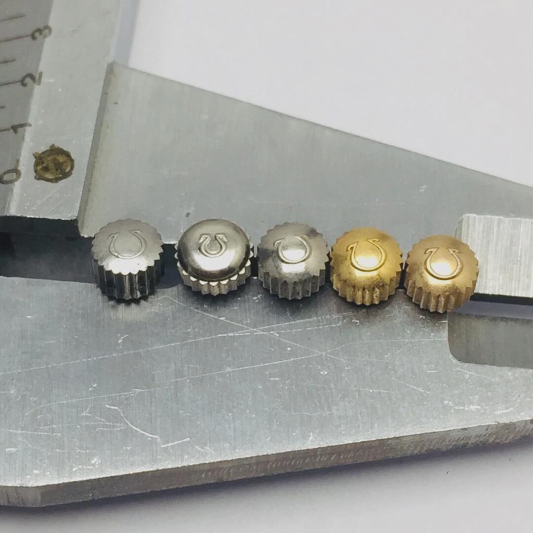 Lot 5 Omega Vintage Gold/silver Crown for Parts - Etsy