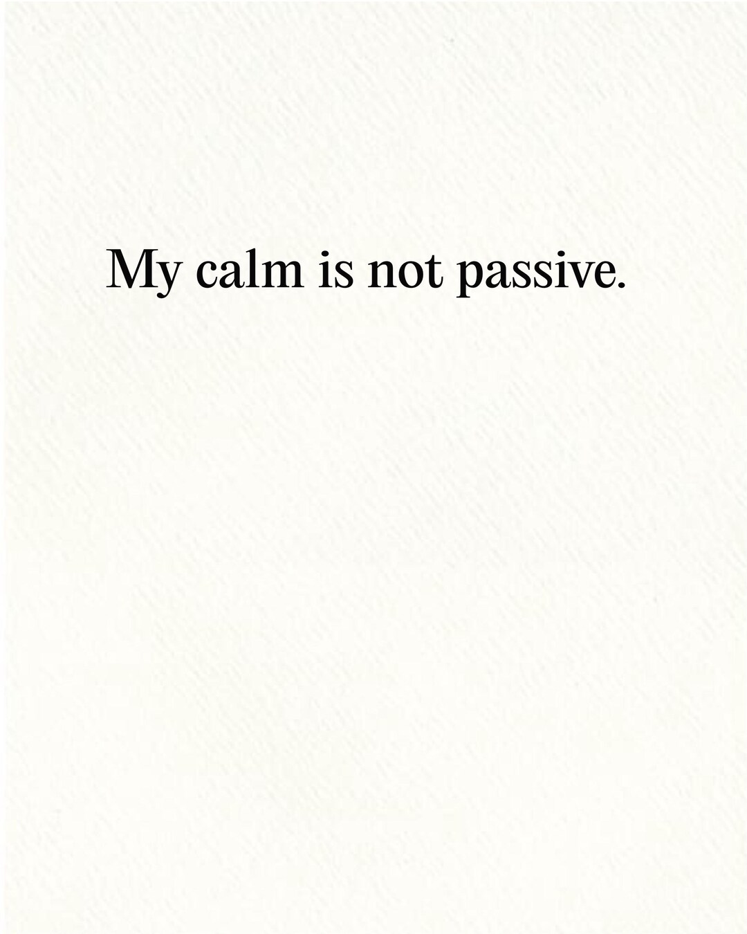 Calm is Strength Quote Print – Minimalist Office Wall Art (digital ...