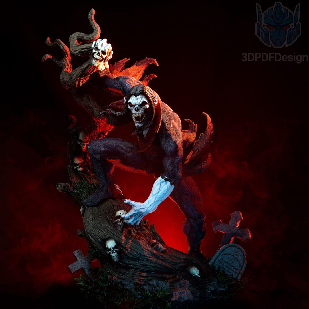Morbius Fanart STL Statue | 1/6 Scale | Marvel | 3D STL Print File ...