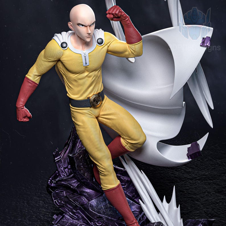 Saitama Vs Boros Diorama STL | 1/7 Scale Final Battle Scene (3D Print ...