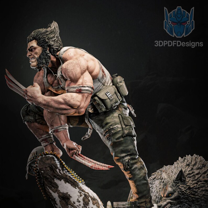 Berserker Warrior With Wolf | Marvel (digital Download) - Etsy