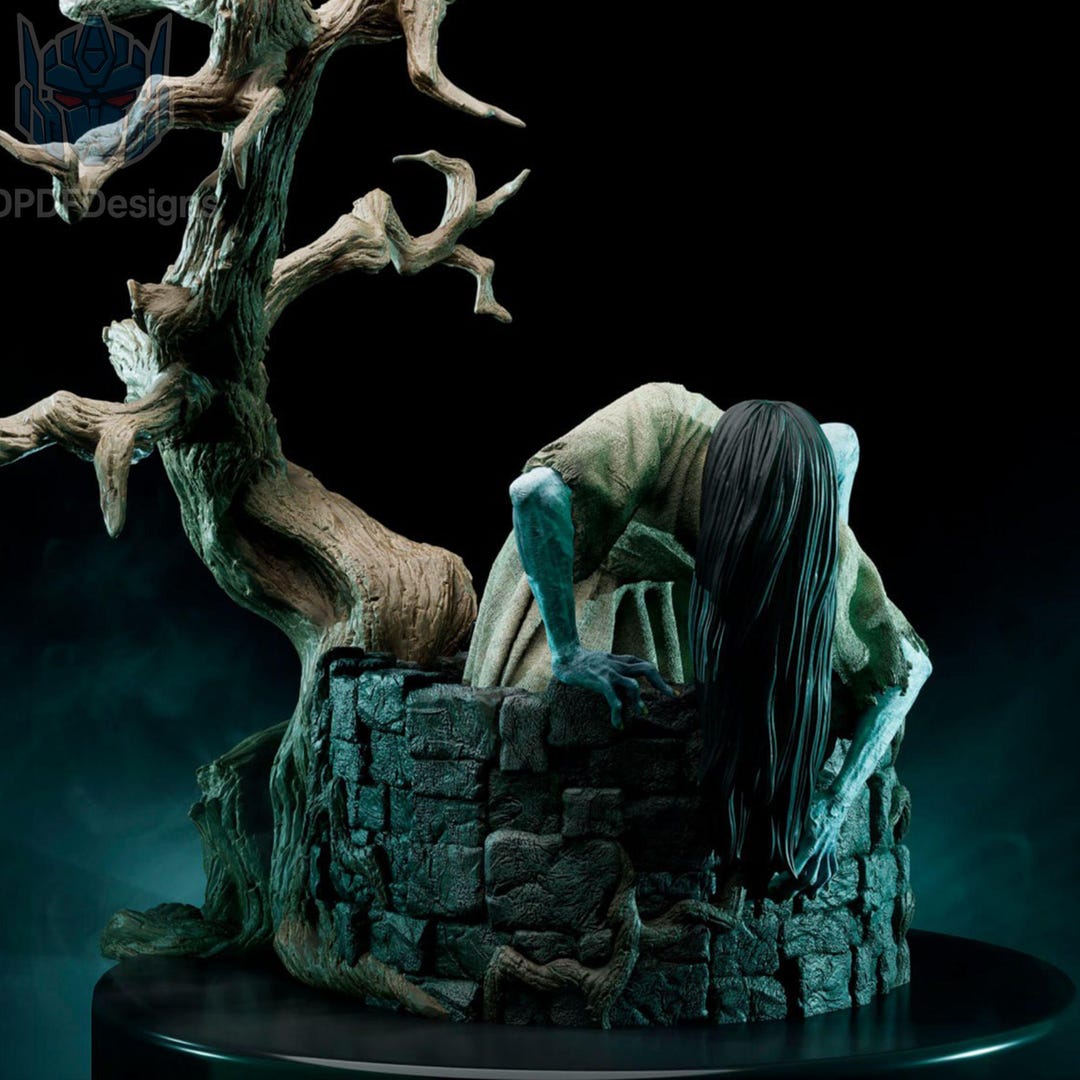 Samara Fanart STL Statue | 1/6 Scale | the Ring Well Scene Diorama | 3D ...