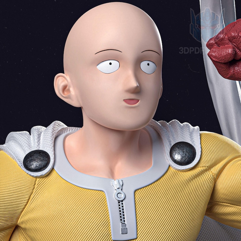Saitama Vs Boros Diorama STL | 1/7 Scale Final Battle Scene (3D Print ...