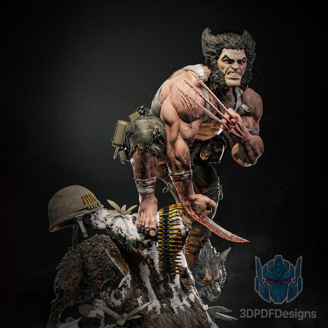 Berserker Warrior With Wolf | Marvel (digital Download) - Etsy
