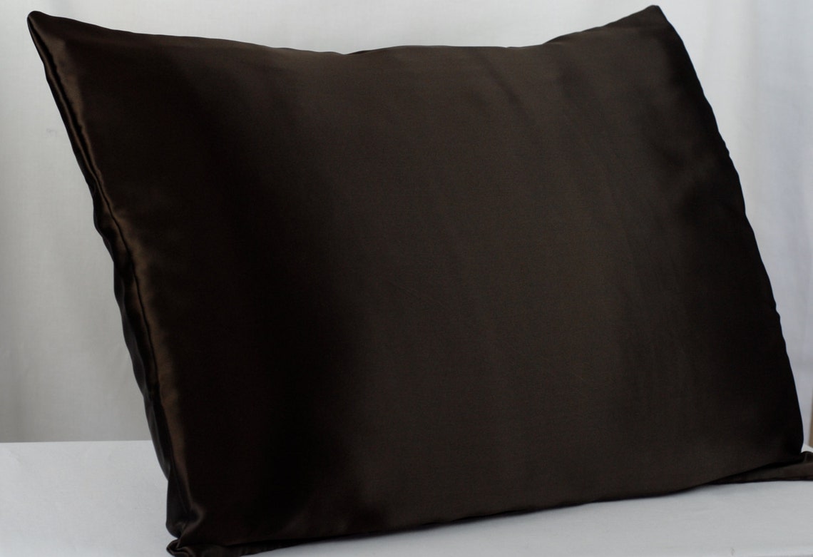 Silk Pillowcase Envelope Closure Soft Espresso Mulberry Silk - Etsy