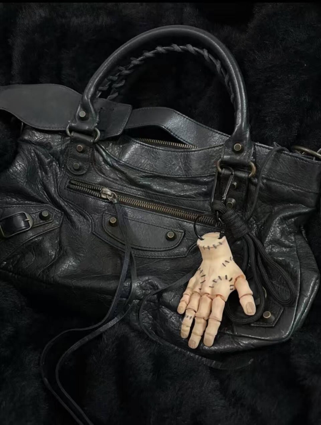 Wednesday Addams Thing Keychain, 3D Printed Hand Prop, Gothic Charm - Etsy