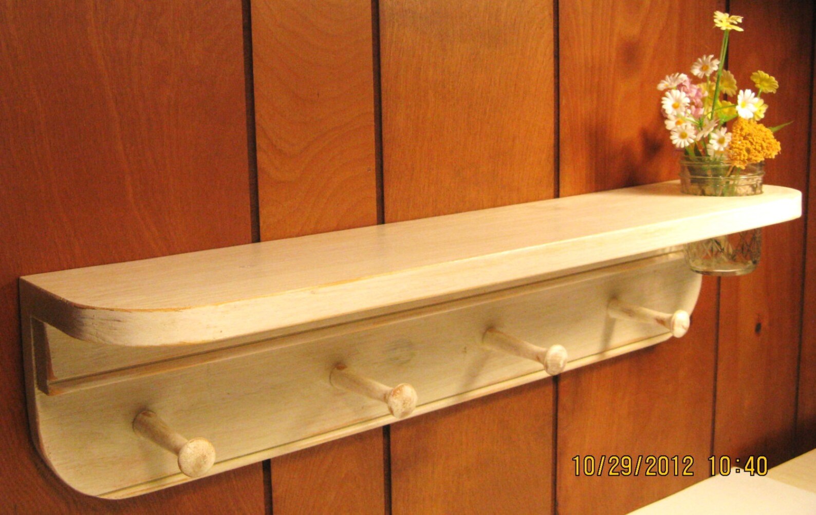 PRIMITIVE WALL SHELF 36 Reclaimed Wood Shelf Coat - Etsy