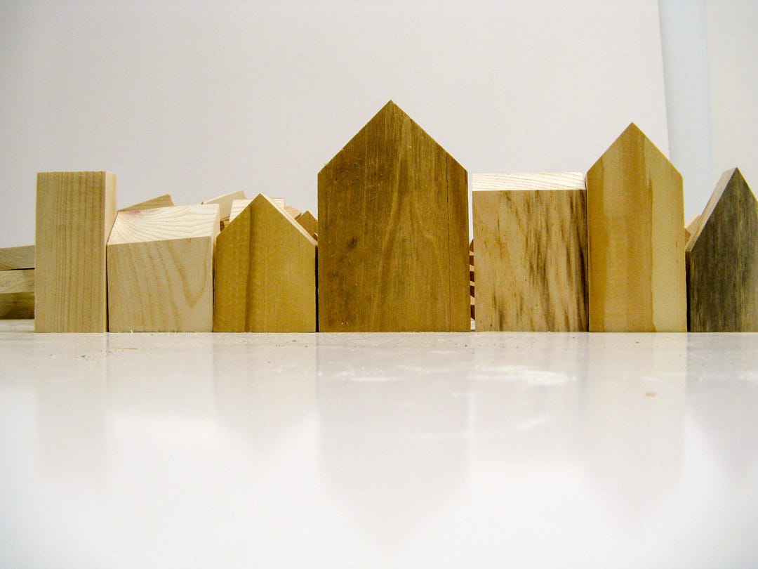 Wooden House Cutouts, Art and Craft Material, Paint Ready, Craft Wood ...