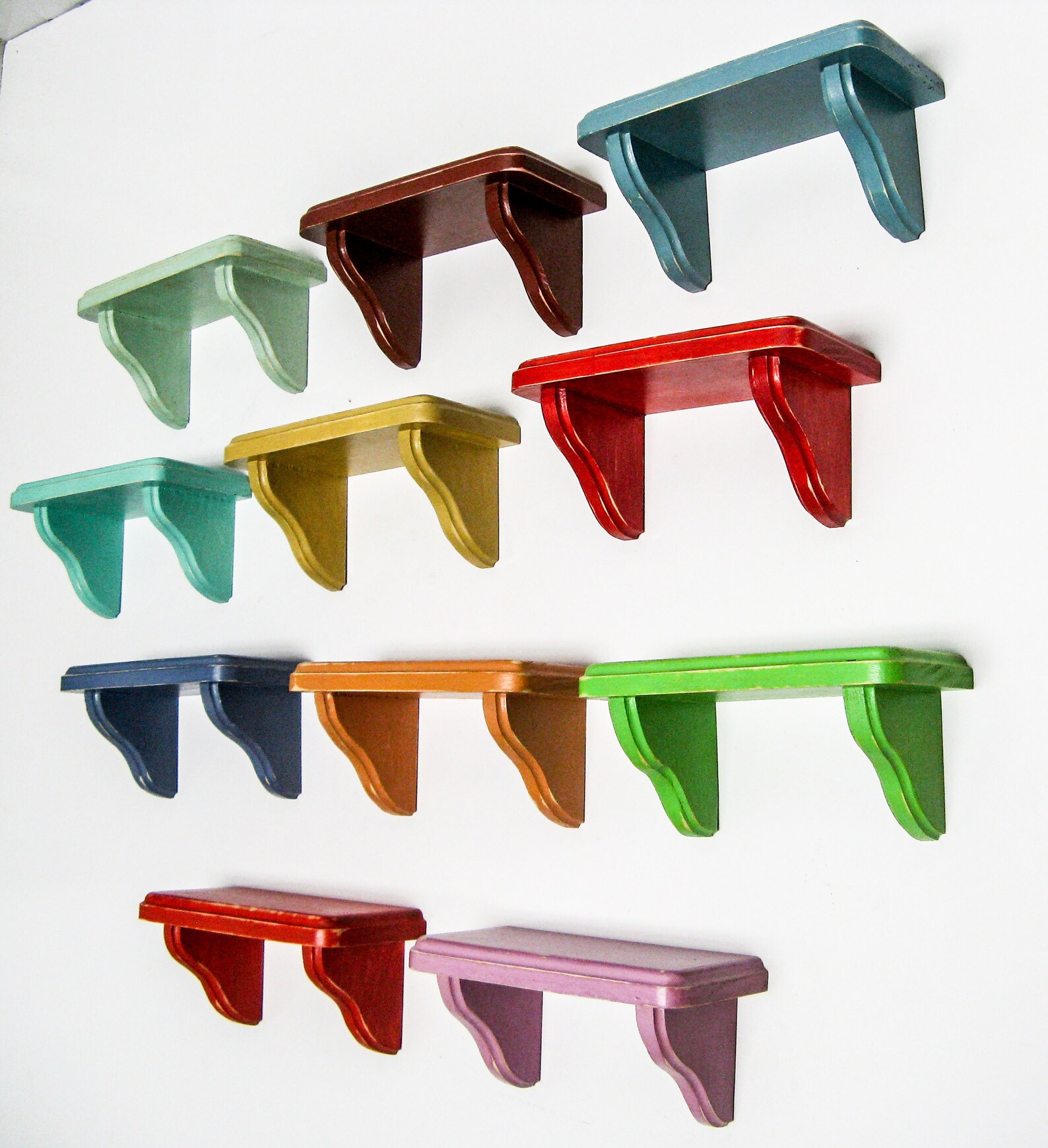 SMALL WALL SHELF 8 Wall Shelves. Classic Designwall | Etsy