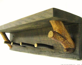 Half Log Peg Rack Log Rack Log Shelving Rack Log Coat Rack - Etsy