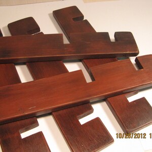 Interlocking Wall Shelf, 24", Floating Shelf, Wall Shelf, Reclaimed ...