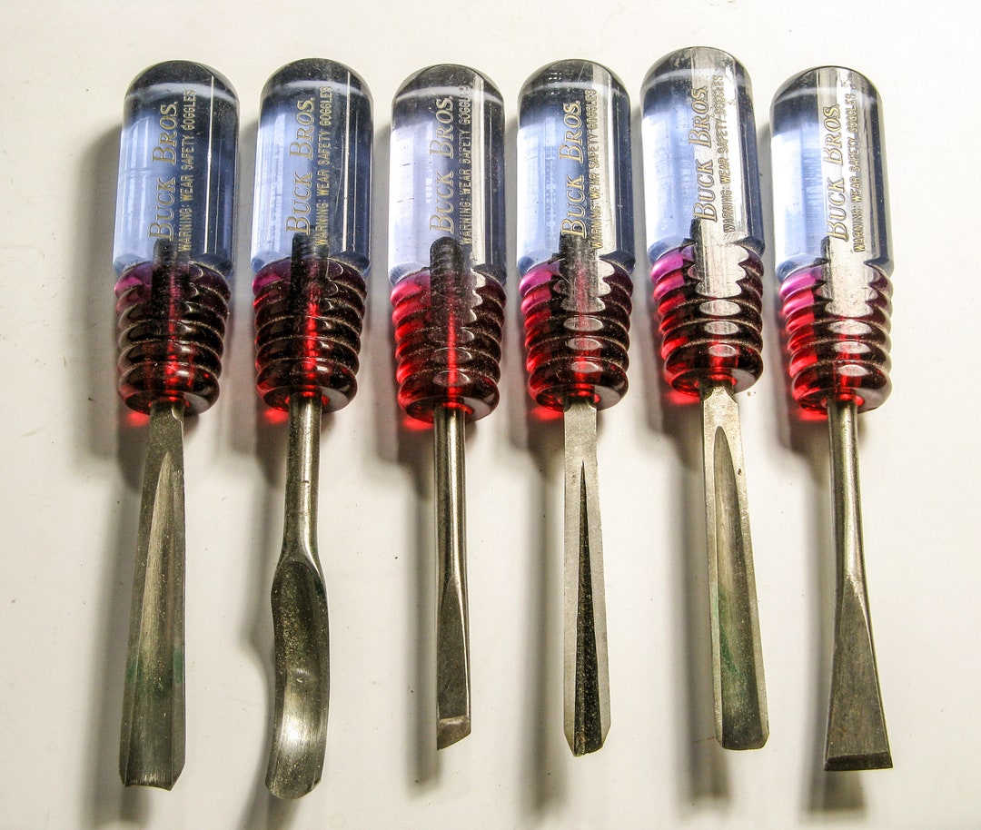 BUCK BROTHERS Carving Tools, Set of Six, Carving Chisels - Etsy