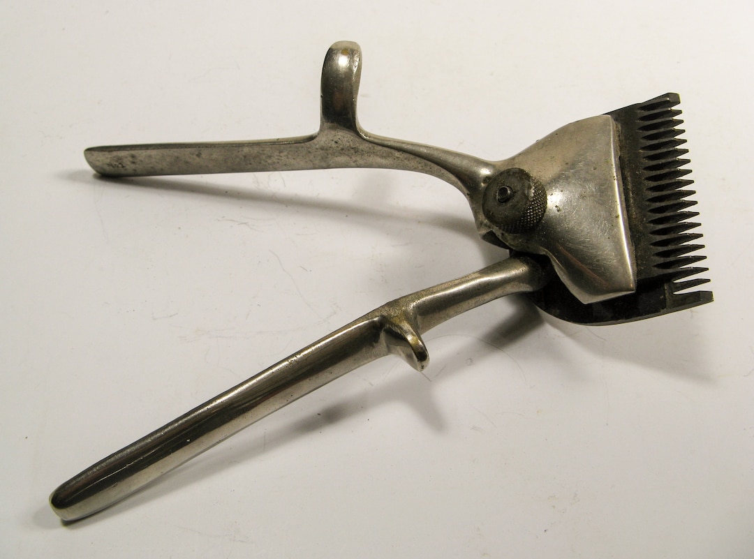Vintage Hair Clippers, Hand Clipper, Hand Hair Clippers, Man Cave Decor ...