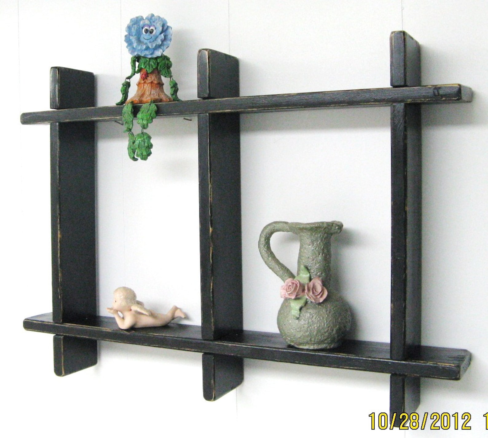 INTERLOCKING WALL SHELF 24 Floating Shelf Wall Shelf | Etsy