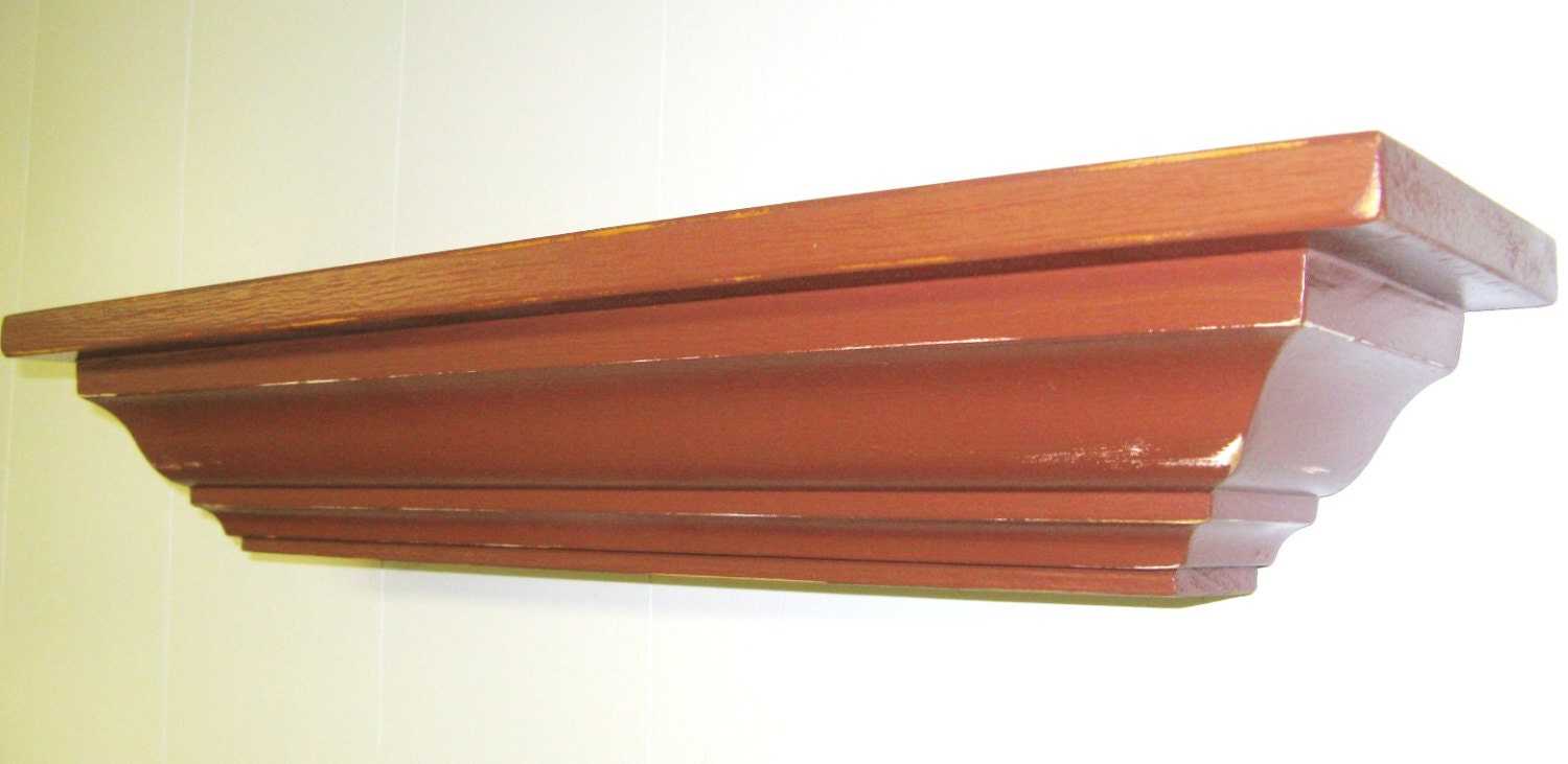 FLOATING SHELF Crown Molding Shelf Wall Shelf Wood Shelf - Etsy