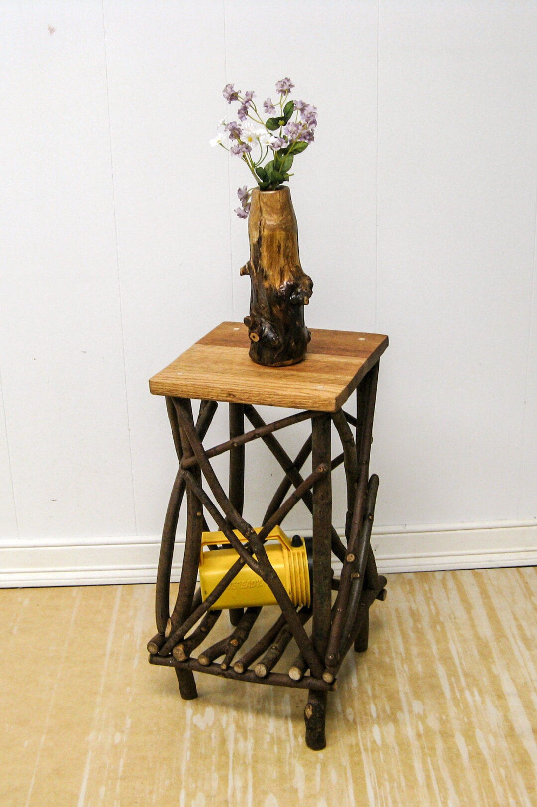 Twig Plant Stand, Small Table, Branch Table, Rustic Table, Side Table ...