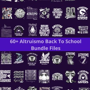 60+ Altruismo House of Givers Png Bundle, Back to School Altruismo Png ...