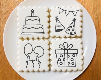 One Dozen Football and Stadium Sugar Cookies - Etsy