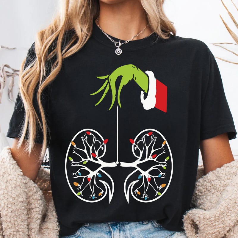 Grinch Hand With Bow - Etsy