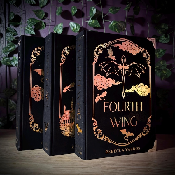 Fourth Wing Book Cover - Etsy