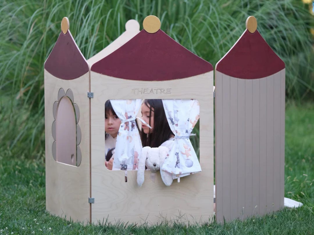 Foldable Castle Playhouse for Kids - Indoor Soft Fabric Kids Tent House ...