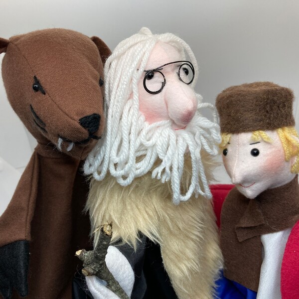 Peter and the Wolf Puppets - Etsy