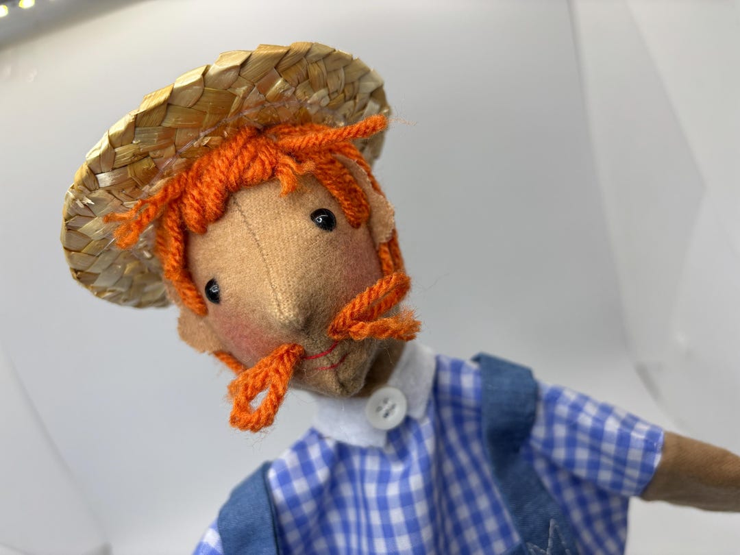 Hand Puppets for Children and Teaching - Farmer - Etsy