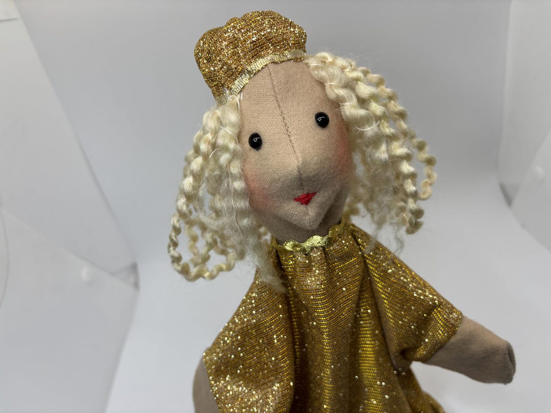 Hand Puppets for Children and Teaching: Lady in Gold - Etsy