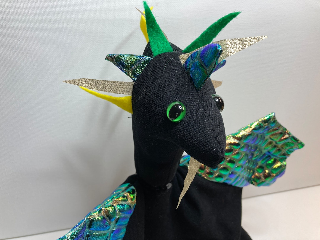 Hand Puppets for Children and Teaching Dragon Long Neck - Etsy