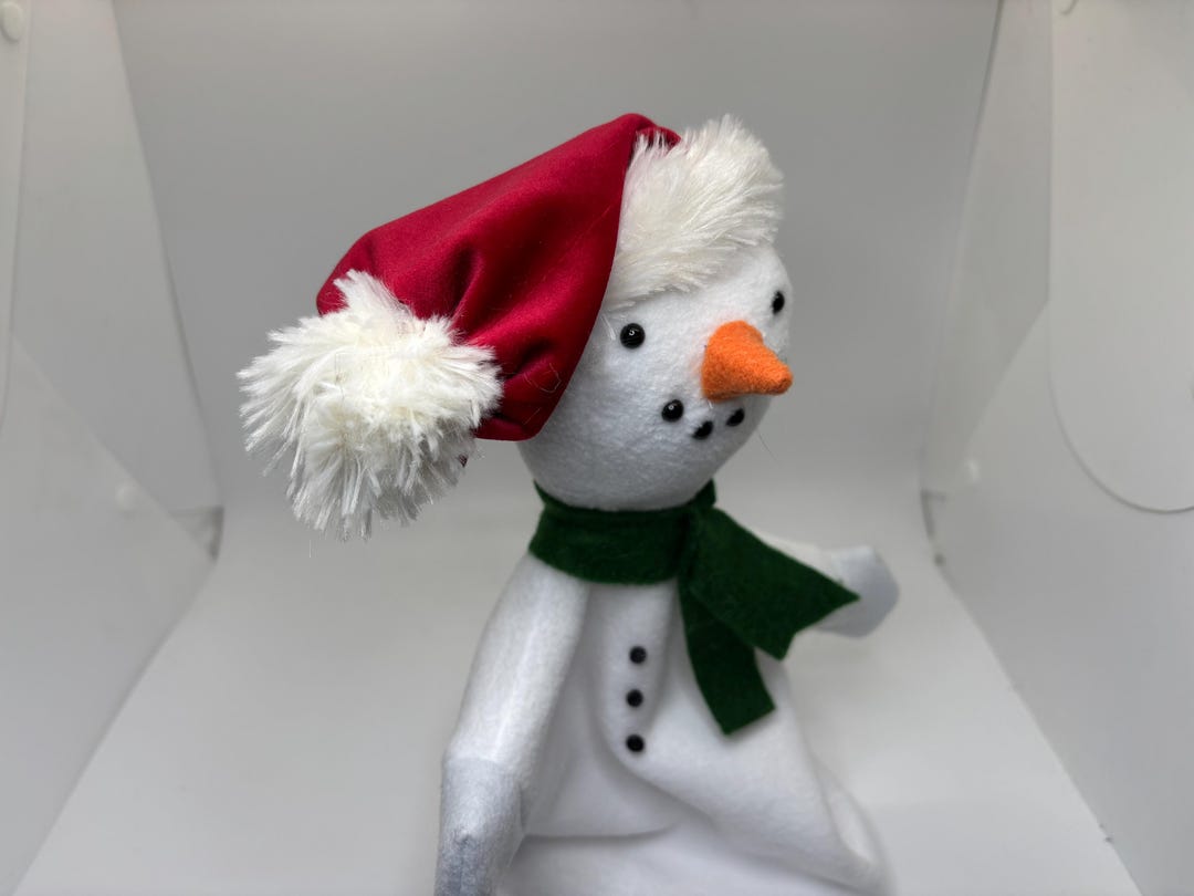 Hand Puppets for Children and Teaching - Snowman - Etsy