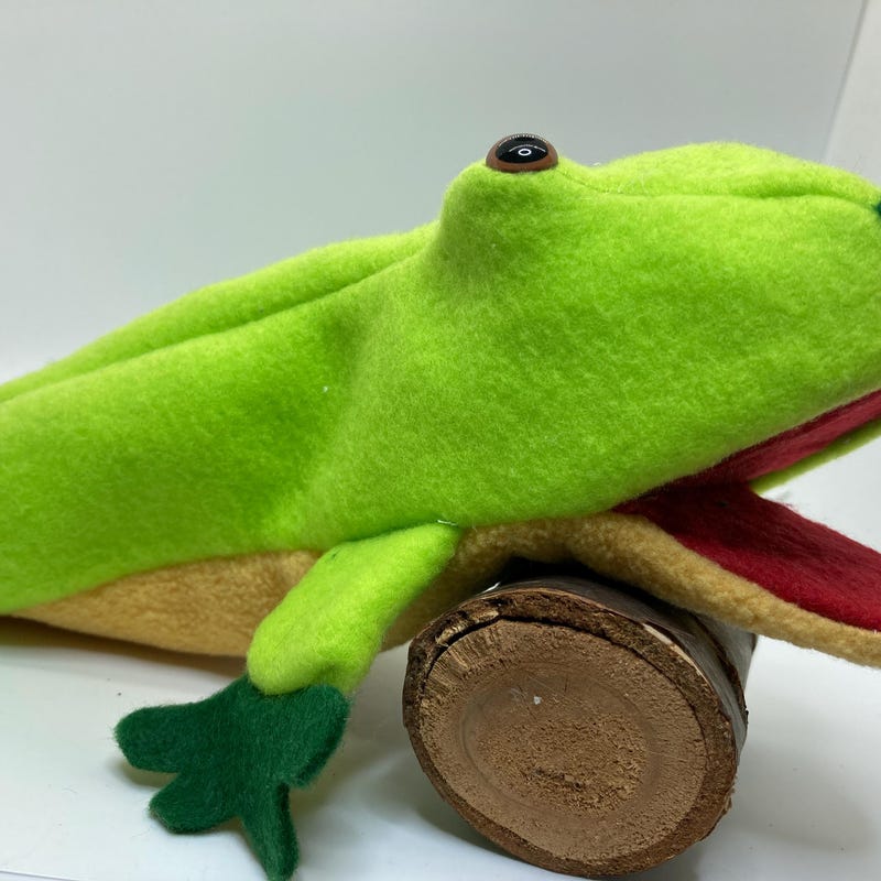 Frog Hand Puppet - Etsy