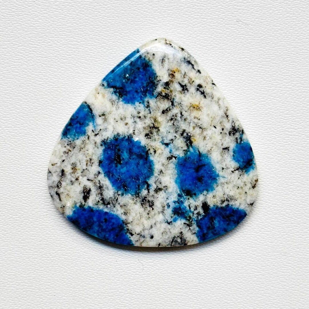 K2 Jasper Cabochon Natural Blue Azurite Granite Gemstone Teardrop ...