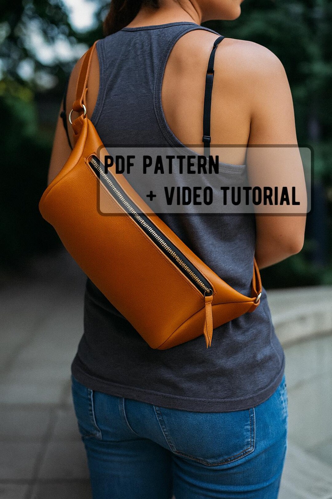 Leather Belt Bag Pattern, Leather Belt Bag PDF, Belt Bag Pattern, Belt ...