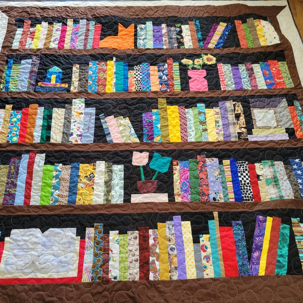 Bookshelf Quilt Pattern - Etsy