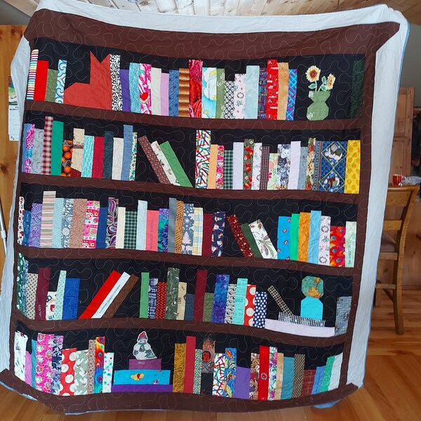 Bookcase Quilt Pattern - Etsy