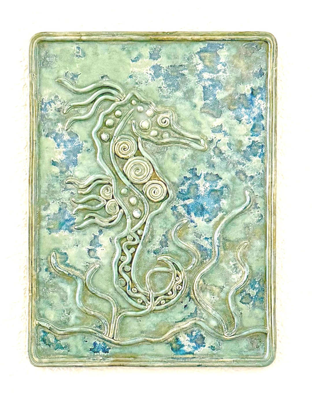 Maui Seahorse Wall Decor - Unique Handcrafted Art Pottery - Etsy