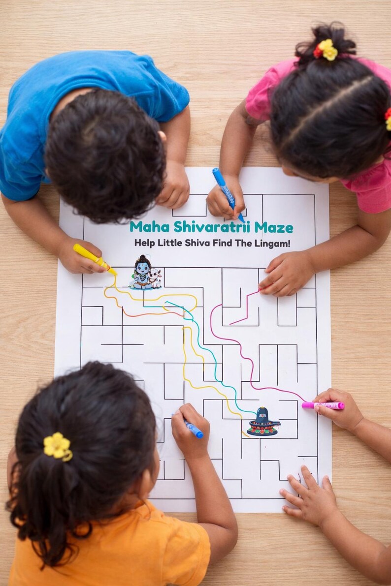 Shivaratri Activity Pack for Kids | Hindu Printable Coloring Pages ...