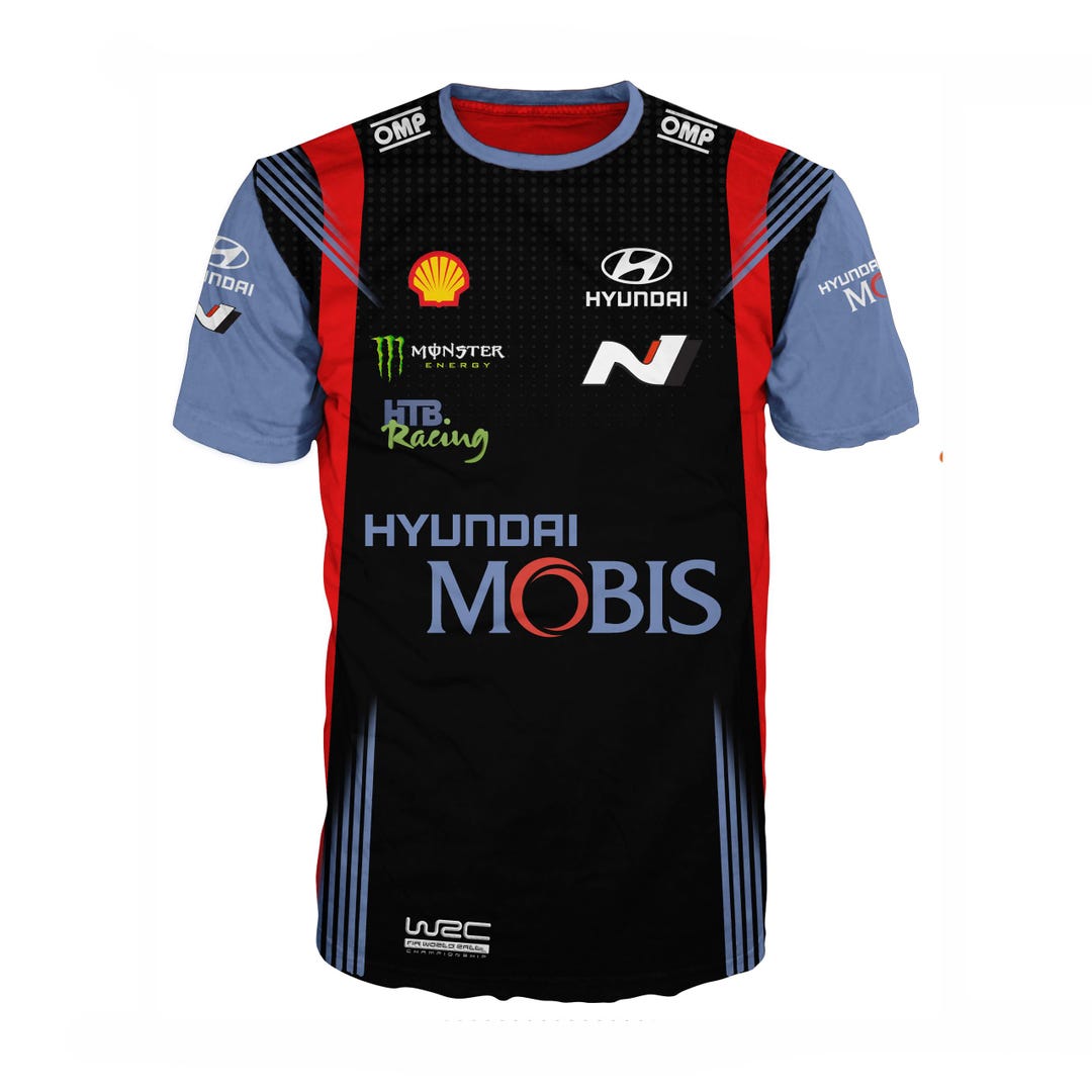 Hyundai WRC Racing T-shirt /car T-shirt/personalized Car T-shirt/rally ...