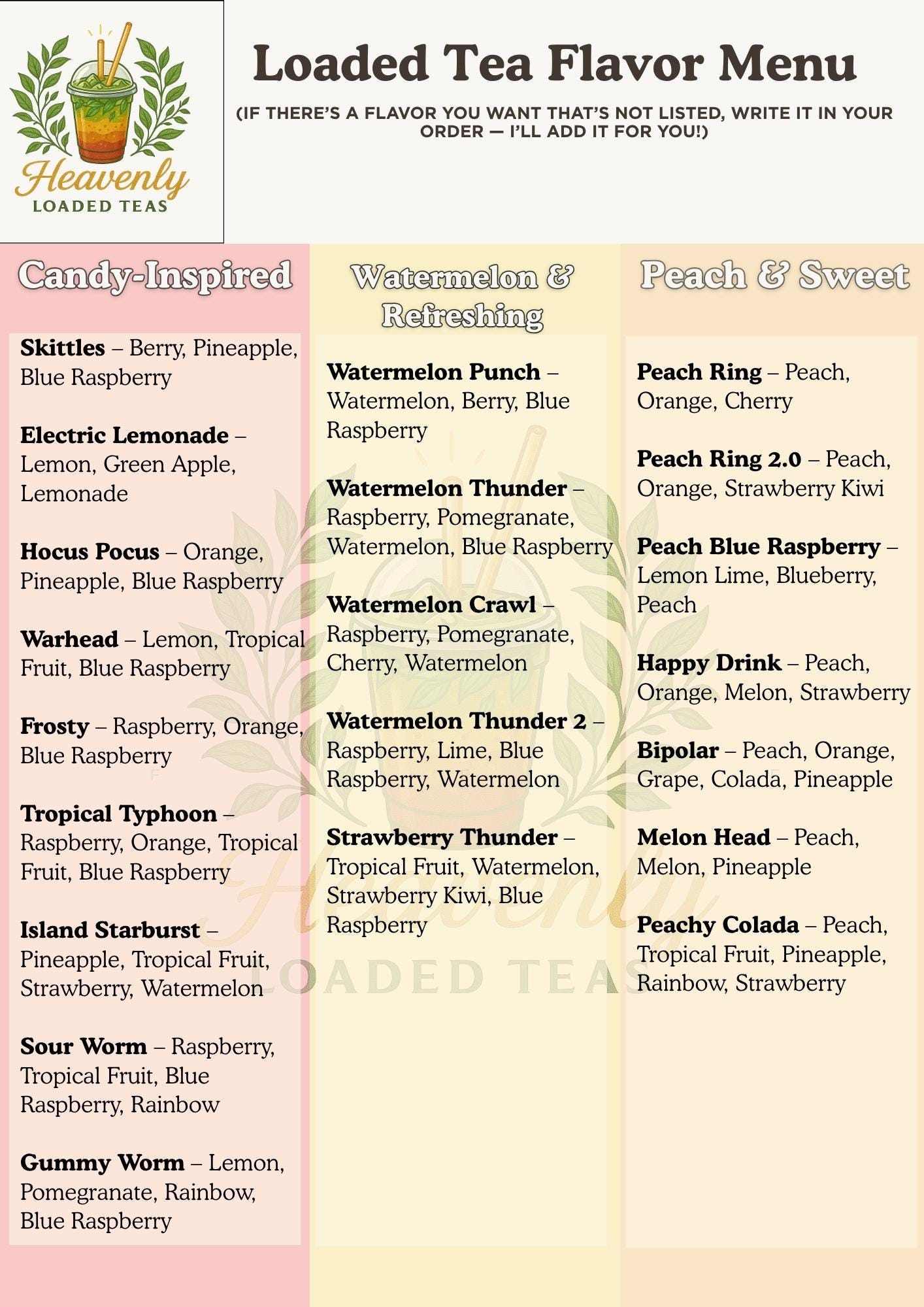 3 Tub | Loaded Mega Tea to Go Kit ( ZERO Sugar) | Full of Flavor ...