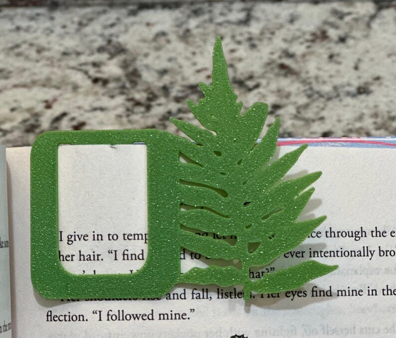3D Printed Leaf Bookmarks - Etsy