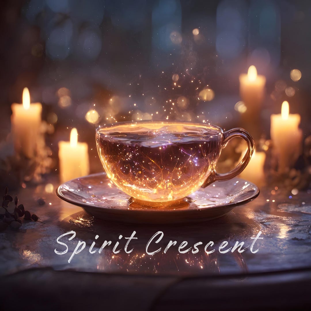 Celestial Starlight Tea Cup Offering Digital Astral Spiritual Energy ...