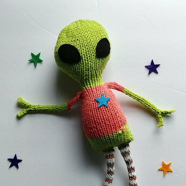 Knit Alien Pattern - Etsy